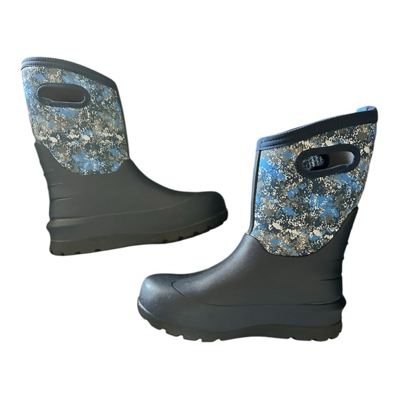 Bogs | Shoes | Bogs Neoclassic Blue Camo Waterproof Insulated Boots ...